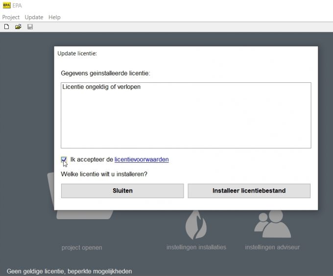 Licentie activeren - Vabi Support