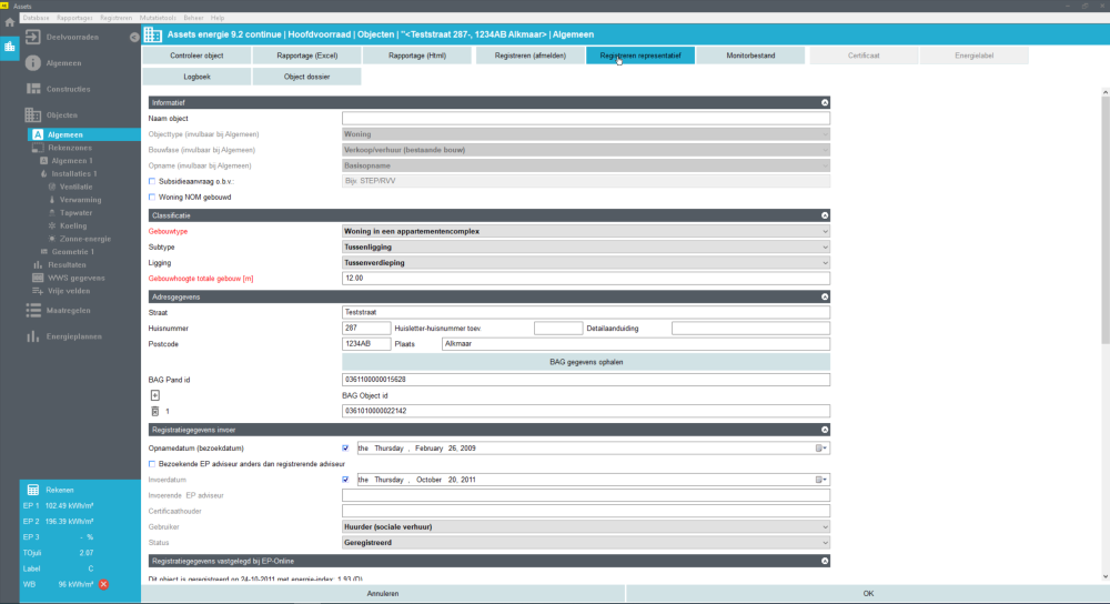 Registeren op basis representativiteit - Vitec Vabi Support